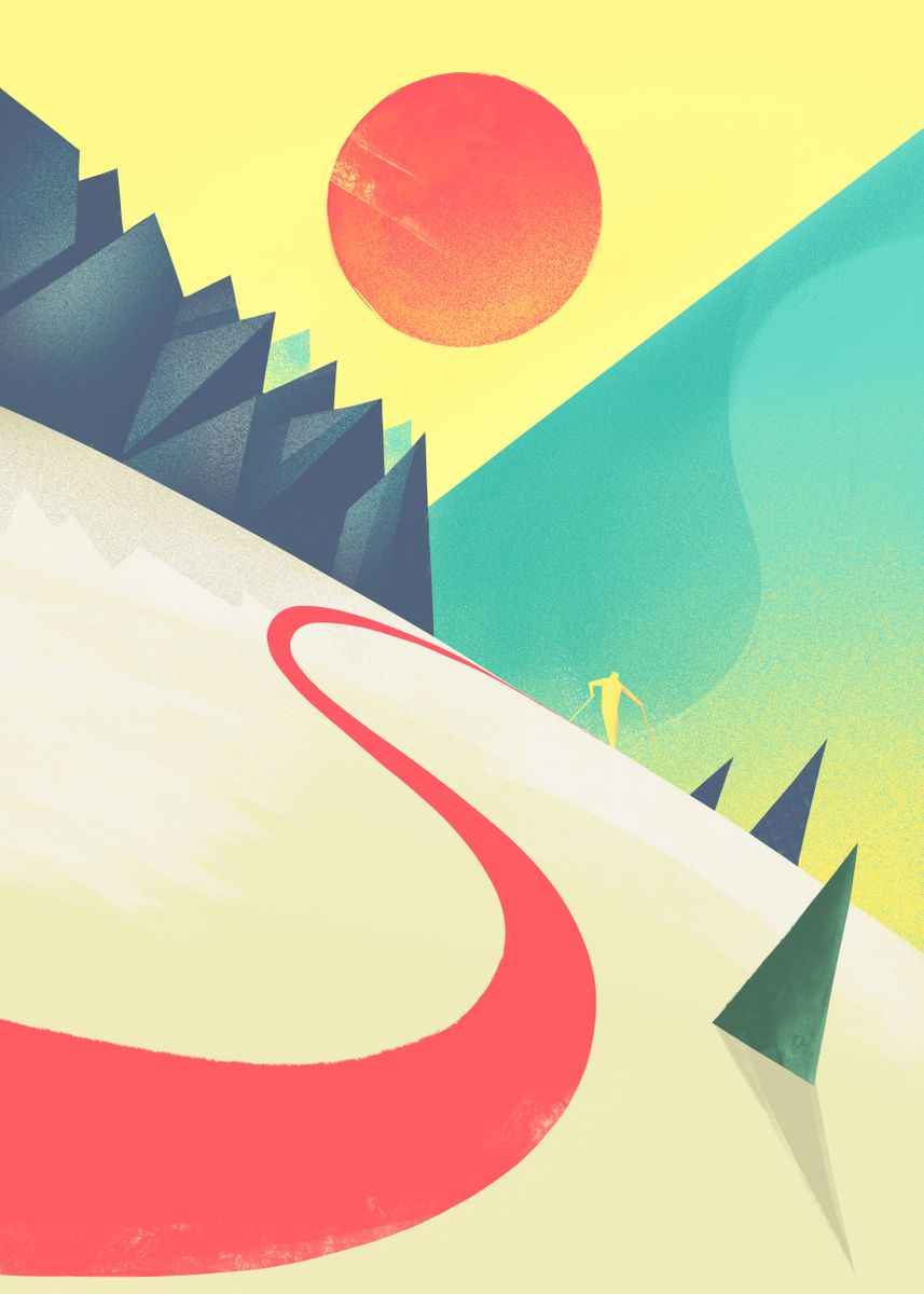 'The last run' Poster, picture, metal print, paint by Mark Harrison ...