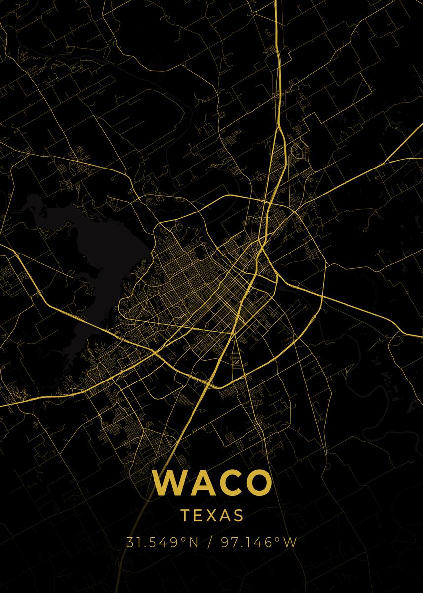 'Waco Texas' Poster by Conceptual Photography | Displate