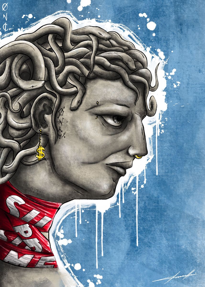 'STONE SUCCESSOR' Poster, picture, metal print, paint by O N C | Displate