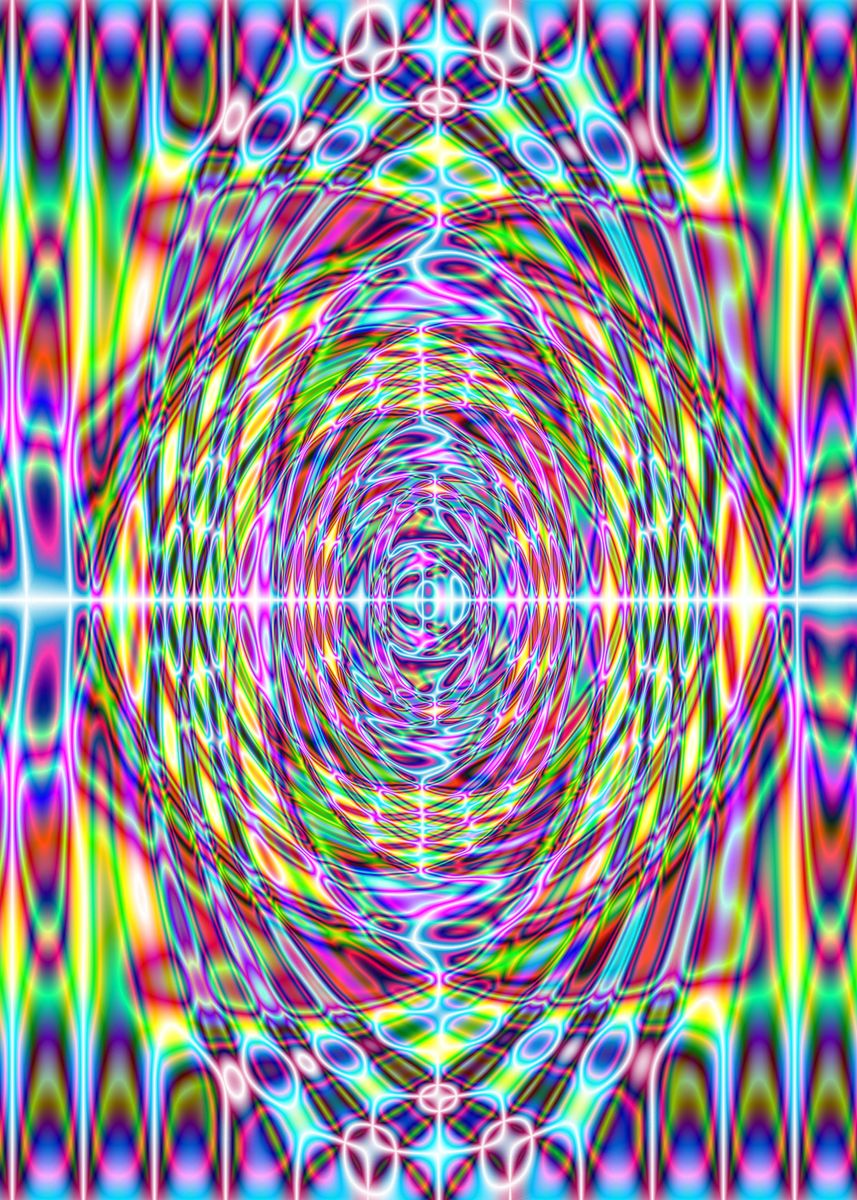 'Symmetrical Balance' Poster, picture, metal print, paint by Athar Art ...