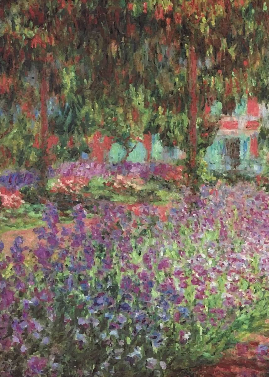 'The Garden Claude Monet ' Poster, picture, metal print, paint by ...