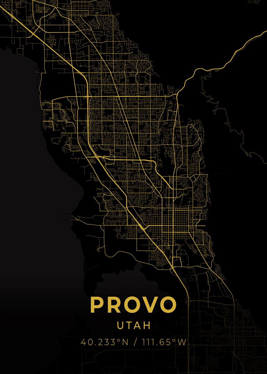 'Provo Utah' Poster by Conceptual Photography | Displate