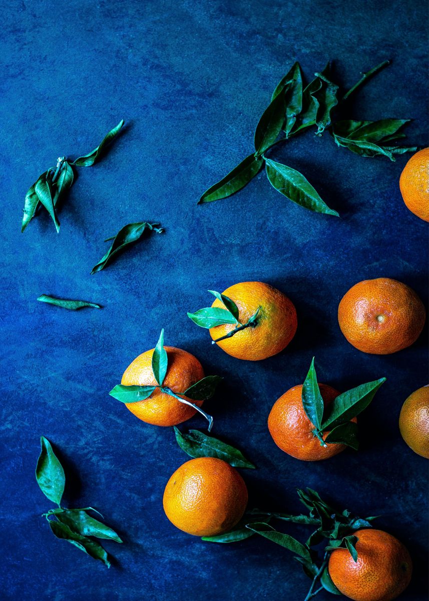 'Blue Orange' Poster, picture, metal print, paint by ChrisChris Fight ...