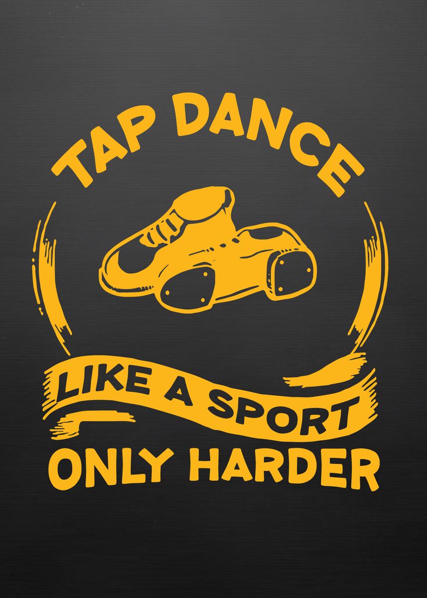 'Tap Dancing Step Dancer' Poster by Biglui | Displate