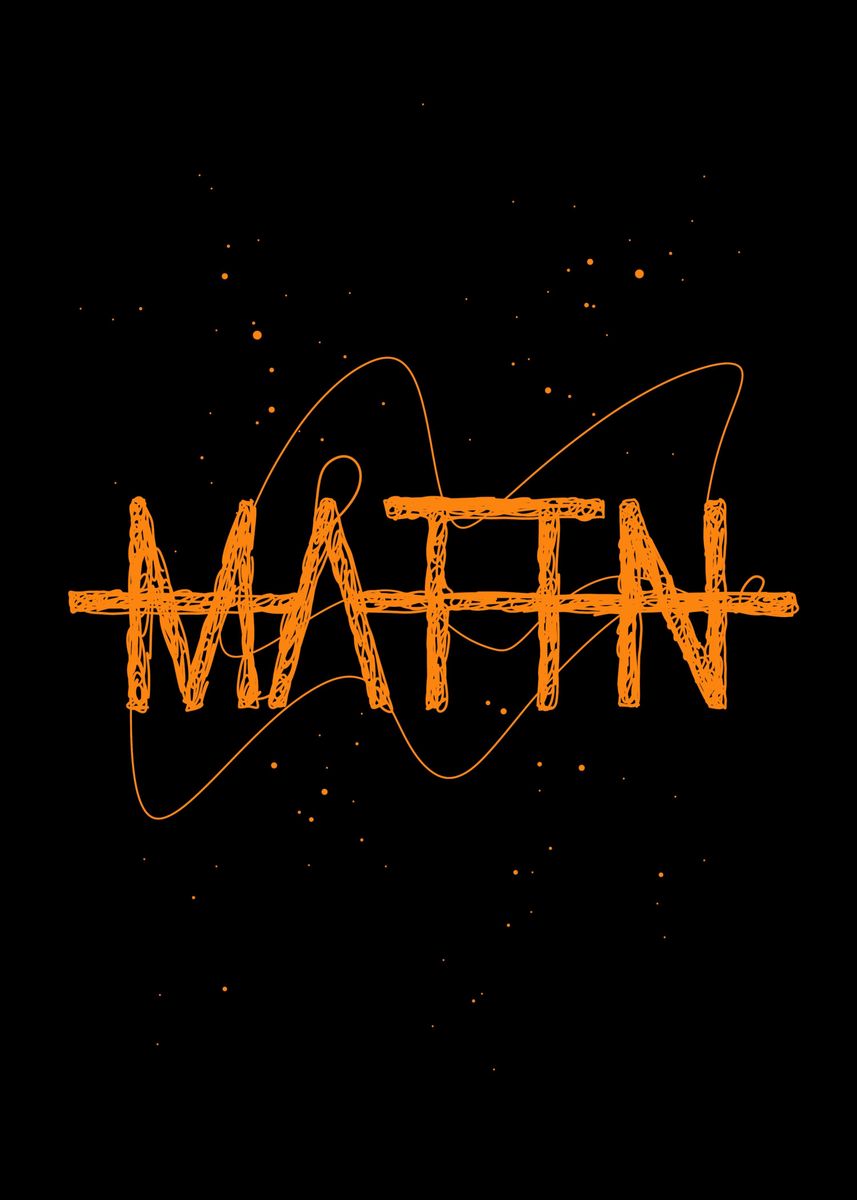 'Mattn Anouk Matton DJ Logo' Poster, picture, metal print, paint by ...