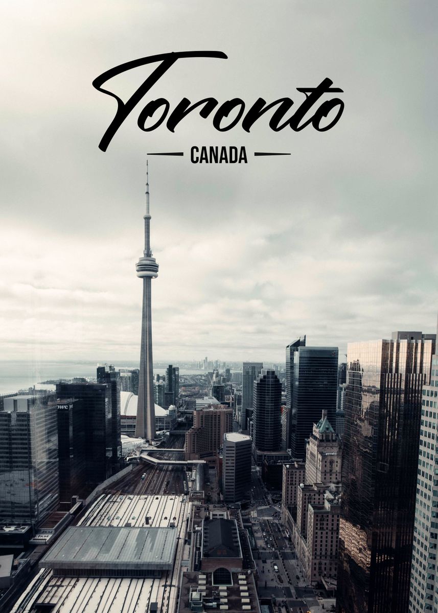 'Toronto' Poster, picture, metal print, paint by Tim Kaiser | Displate