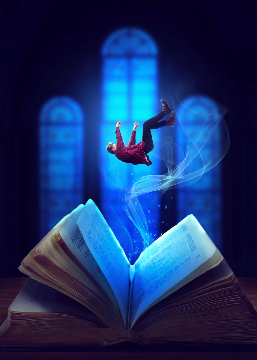 'The beautiful fantasy art' Poster, picture, metal print, paint by ...