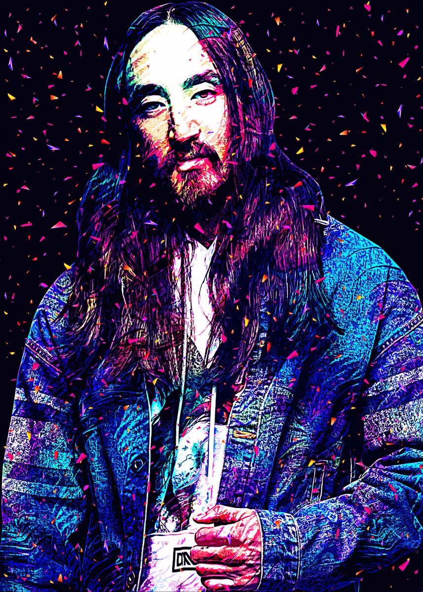 'STEVE AOKI' Poster, picture, metal print, paint by Most Popular Cult ...
