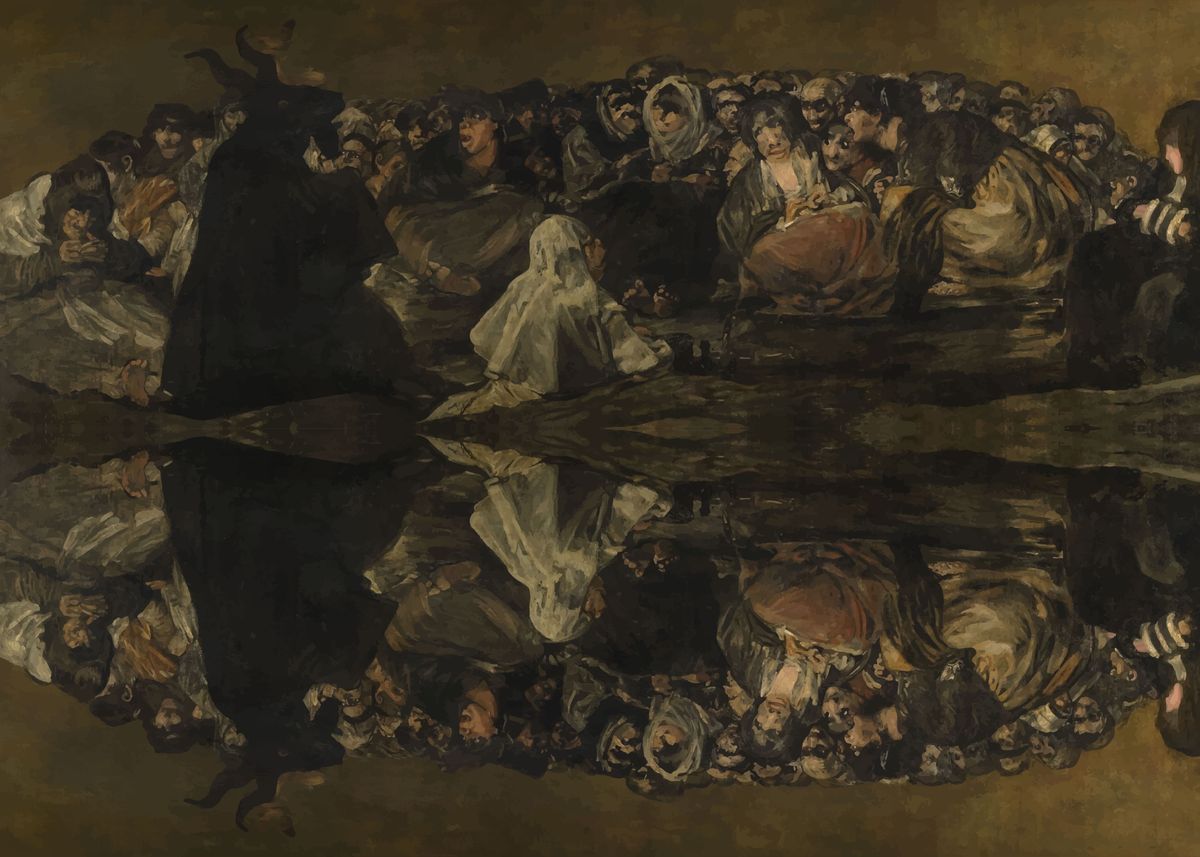 'Witches Sabbath Goya' Poster by ArtGallery | Displate