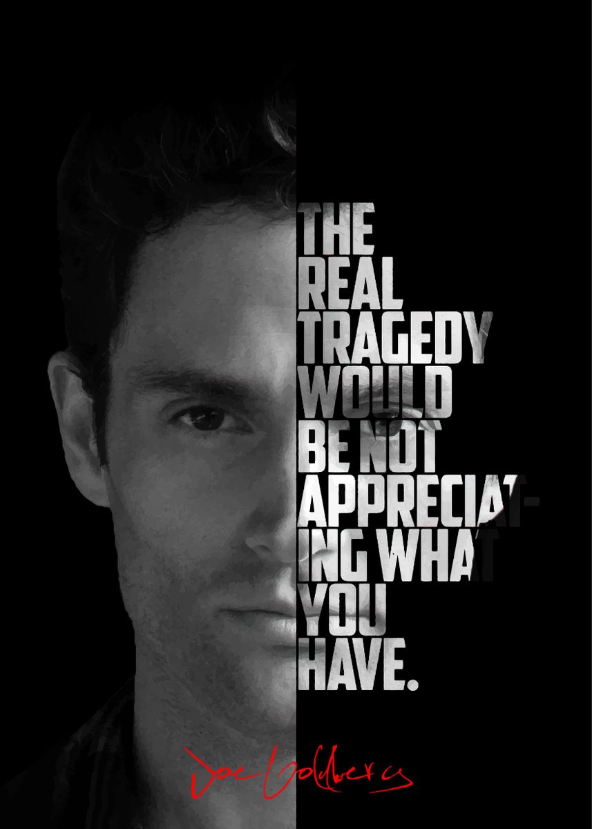 'Joe Goldberg' Poster, picture, metal print, paint by BnWDesigner ...