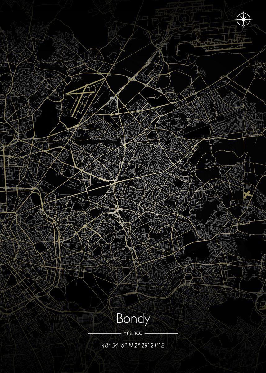 'Bondy' Poster by MaPetiteVille com | Displate