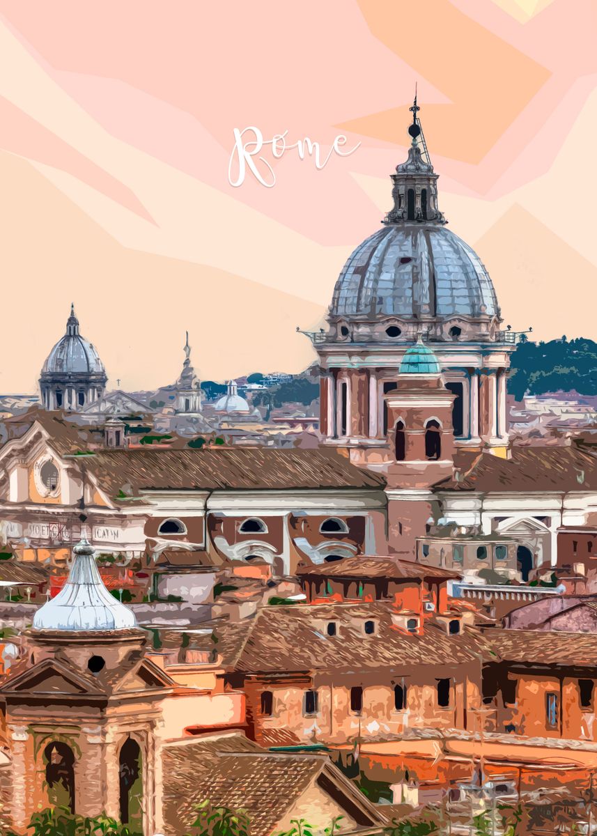 'Rome' Poster by Libe Llula | Displate