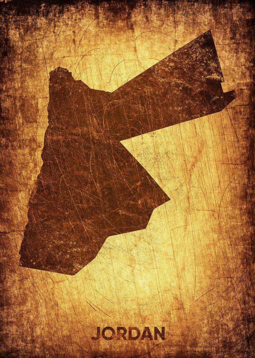'jordan Amman ' Poster, picture, metal print, paint by SplashDesign ...