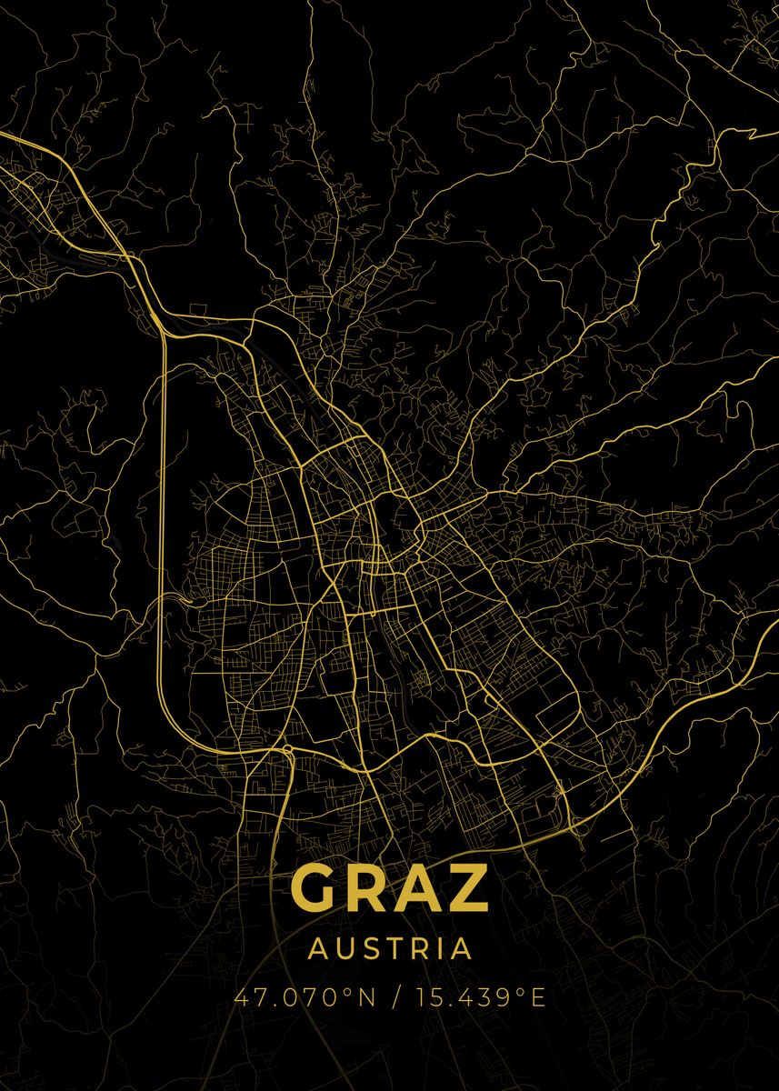 'Graz Austria' Poster by Conceptual Photography | Displate