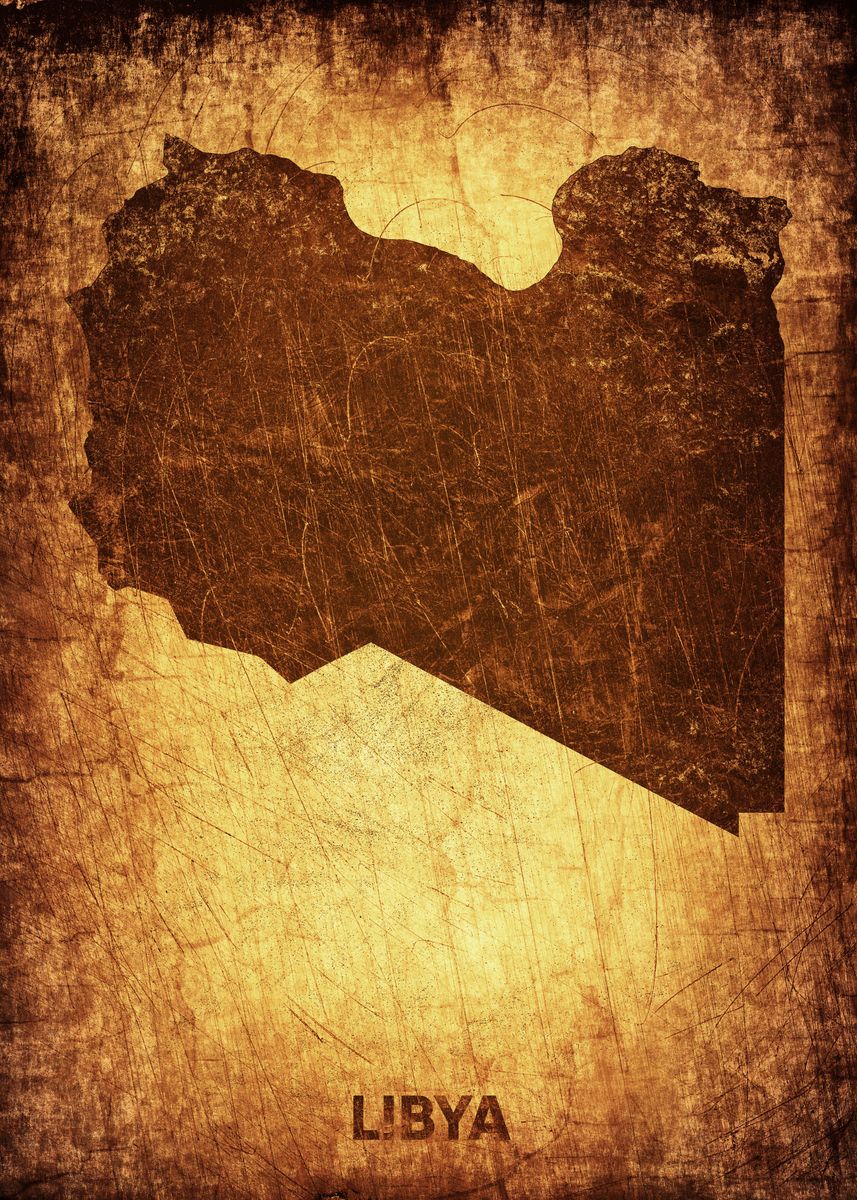 'Libya Tripoli' Poster, picture, metal print, paint by SplashDesign ...