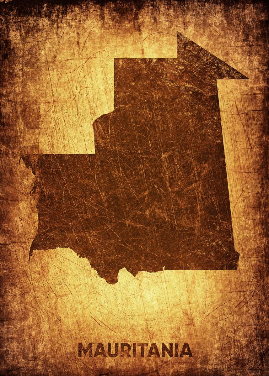 'Mauritania Nouakchott' Poster, picture, metal print, paint by ...