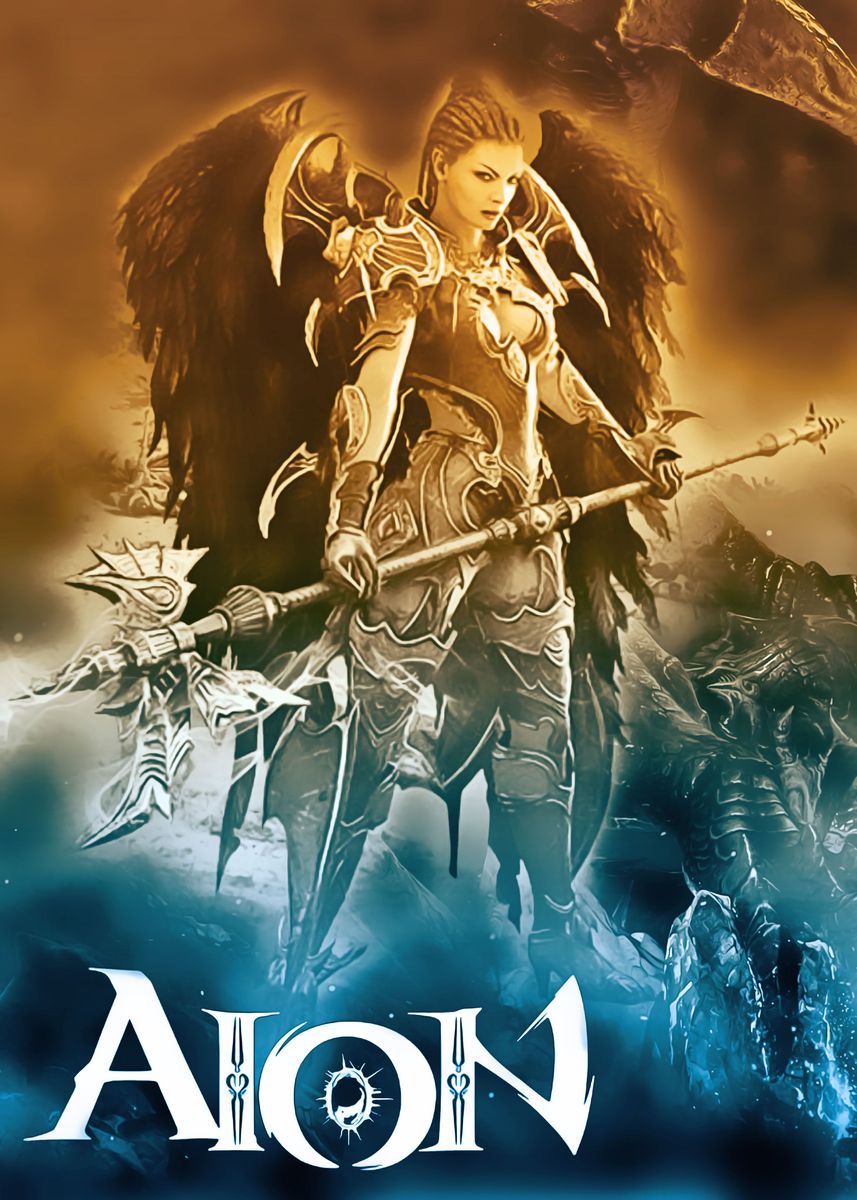 'Aion TheTower of Eternity' Poster, picture, metal print, paint by ...