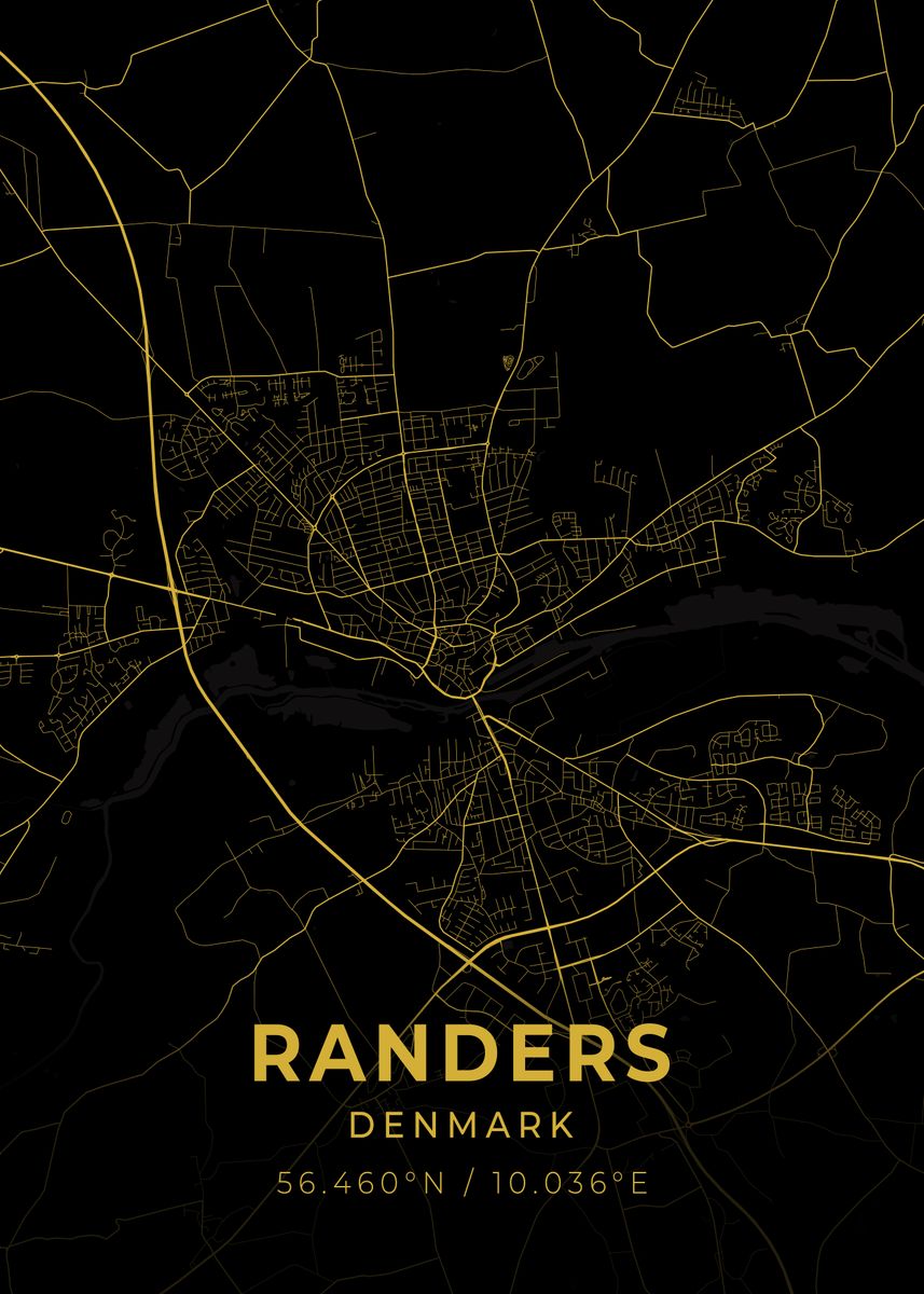 'Randers Denmark' Poster by Conceptual Photography | Displate