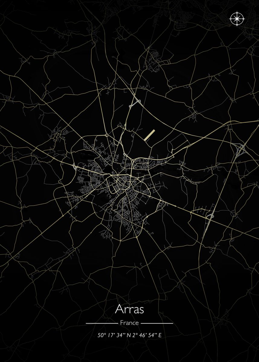 'Arras' Poster, picture, metal print, paint by MaPetiteVille com | Displate