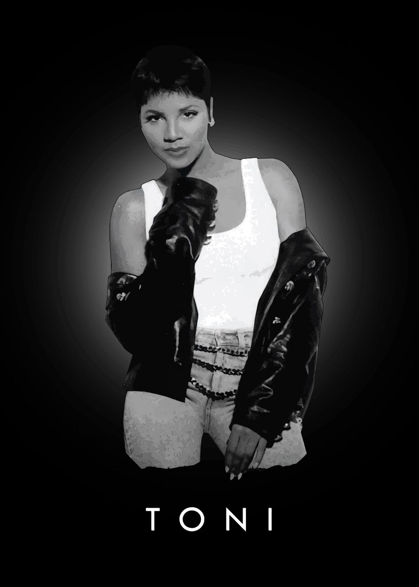 'Toni Braxton' Poster, picture, metal print, paint by Bo Kev | Displate