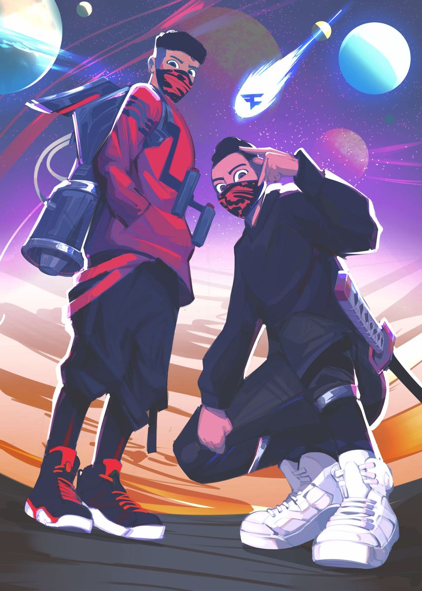 'Interstellar FaZe' Poster, picture, metal print, paint by Jonathan ...