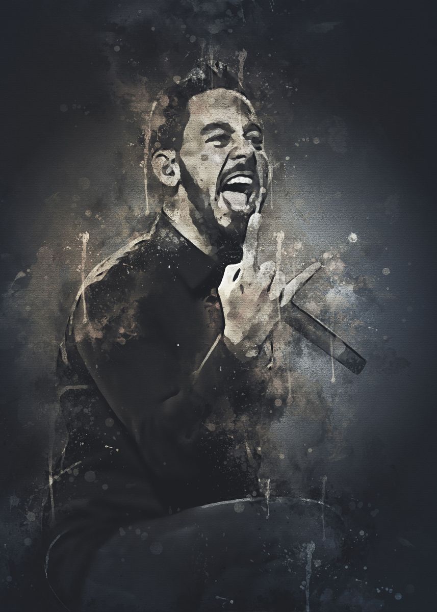 'Shinoda' Poster, picture, metal print, paint by Muhammad Irsan | Displate