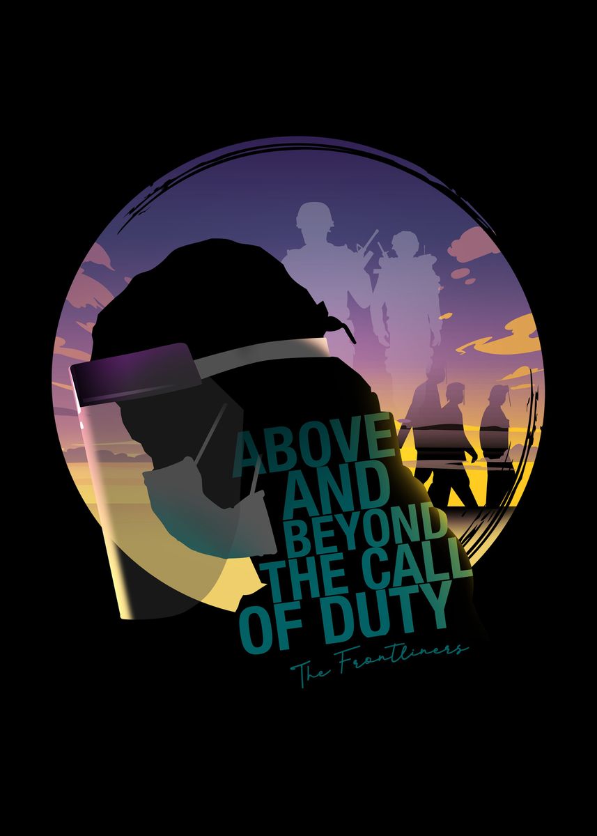 'The Frontliners' Poster, picture, metal print, paint by Dan Pajares ...