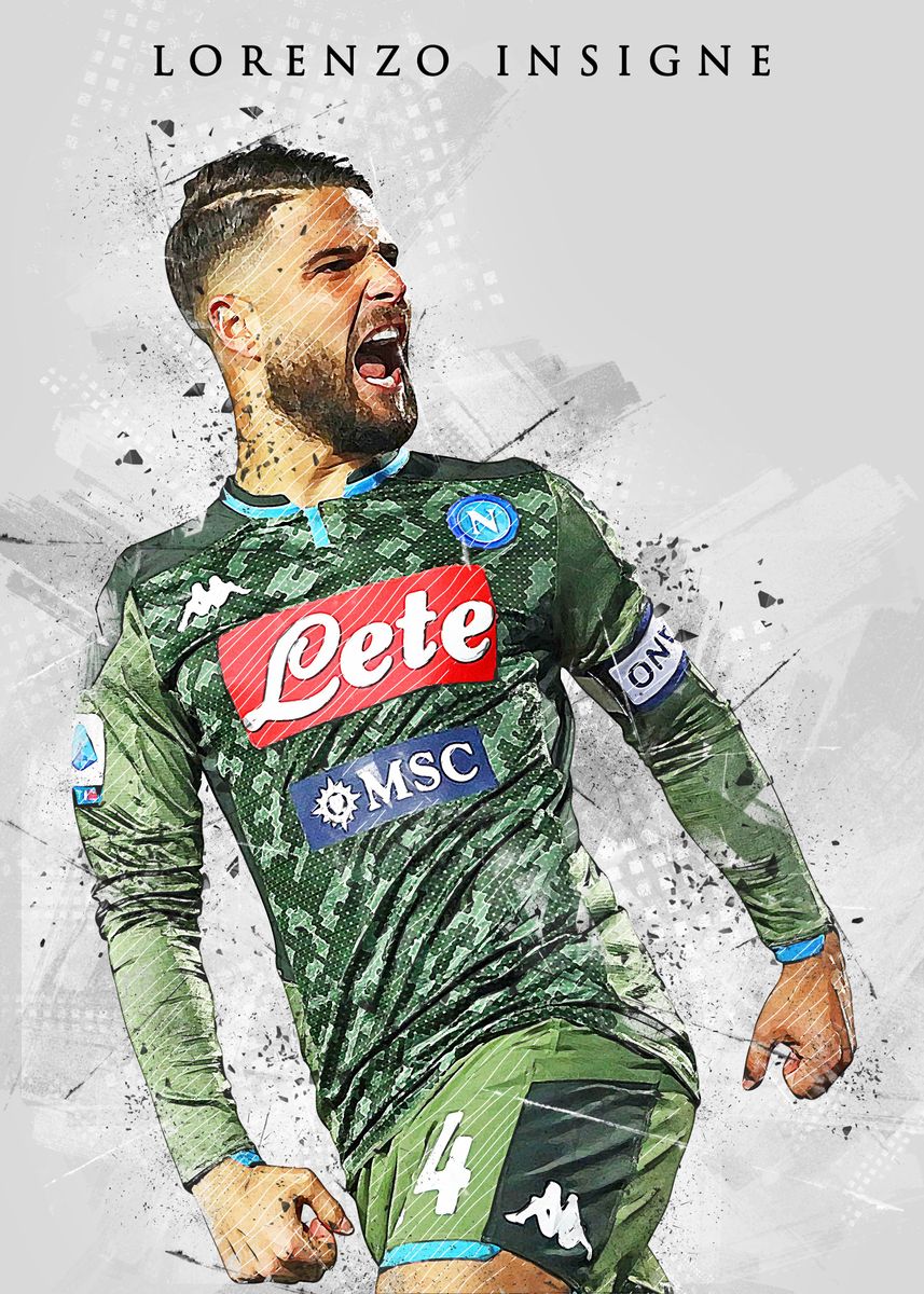 'Lorenzo Insigne' Poster, picture, metal print, paint by The Sulung ...