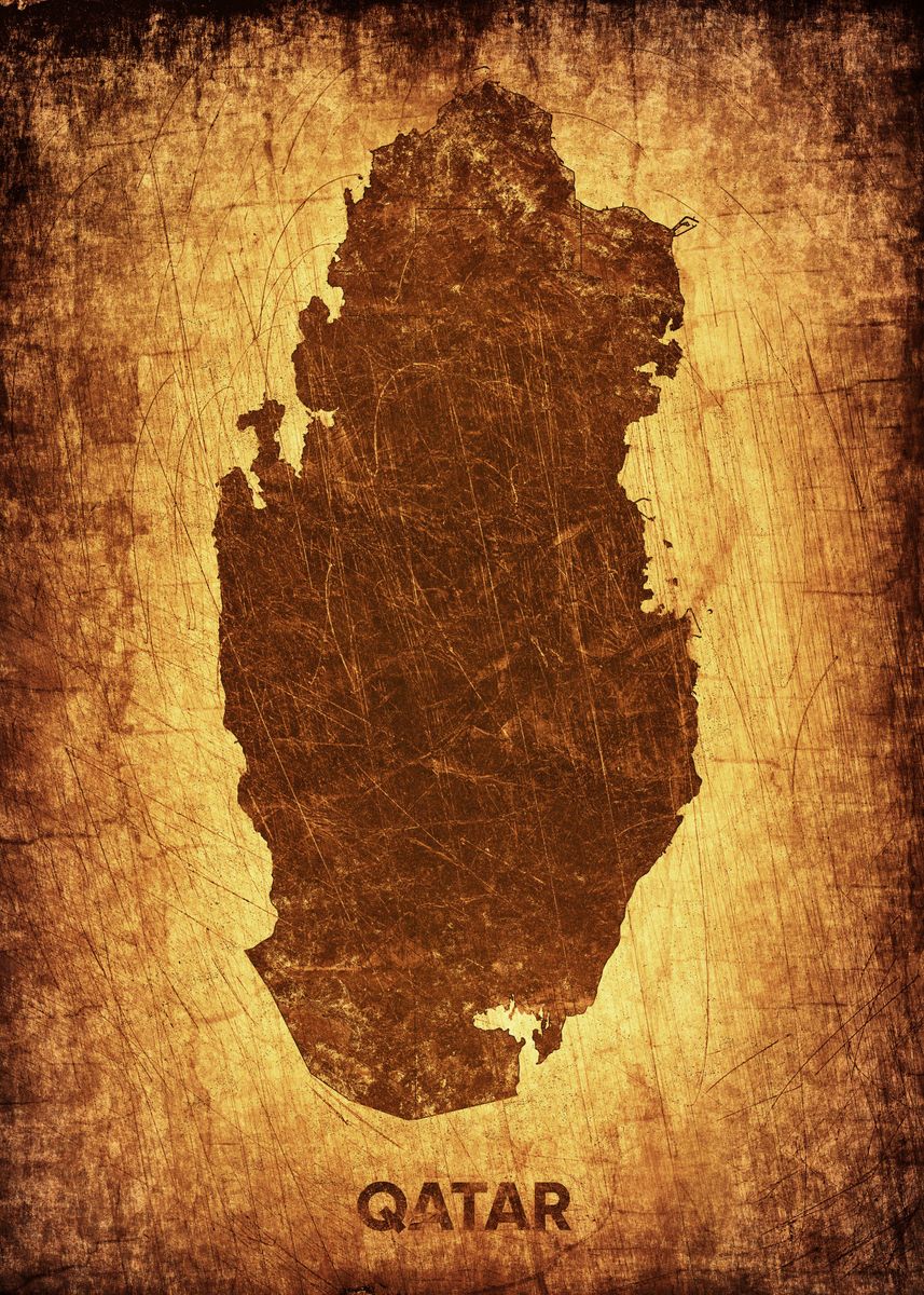 'Qatar doha' Poster by SplashDesign | Displate