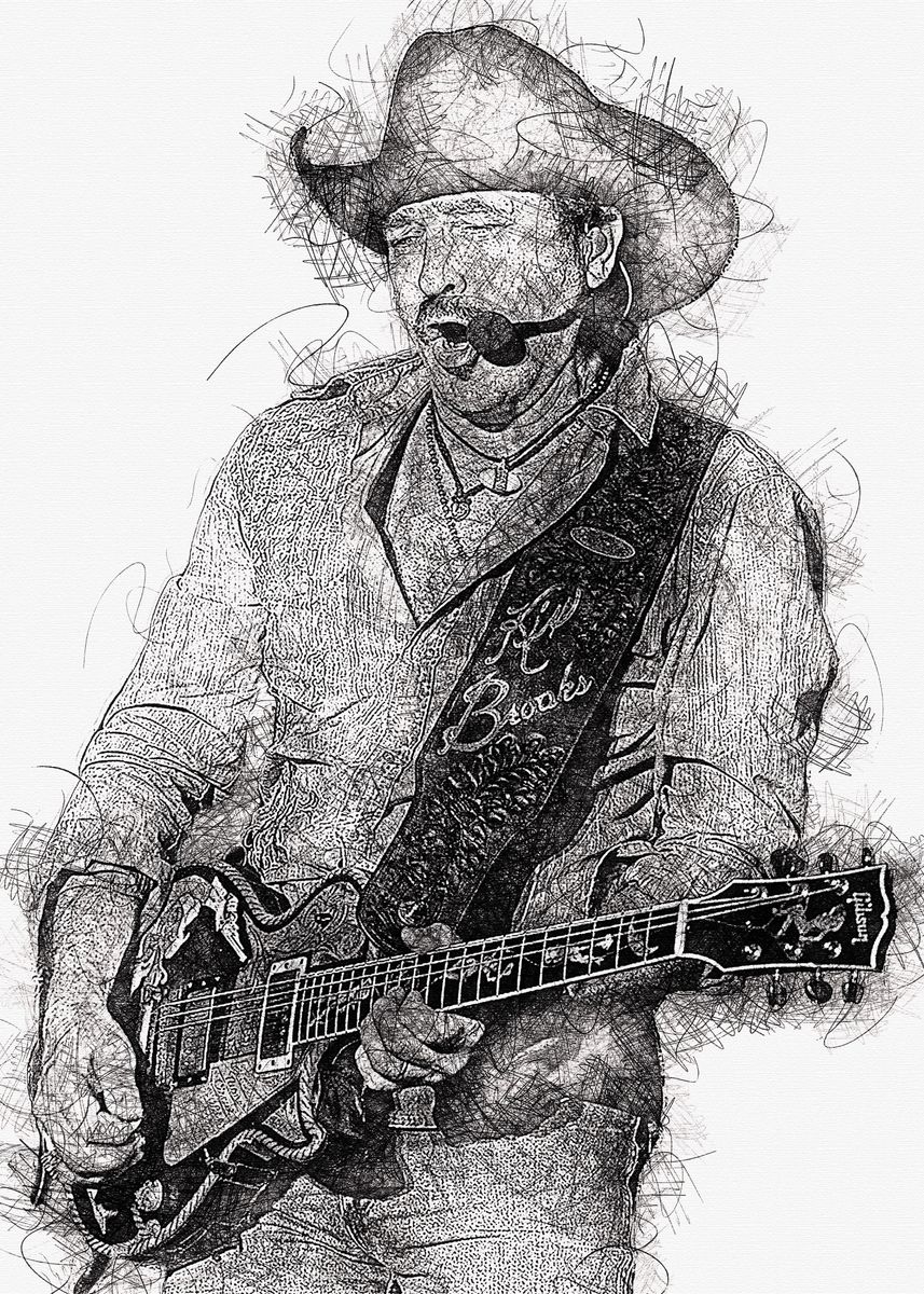 'Brooks' Poster, picture, metal print, paint by SA KE | Displate