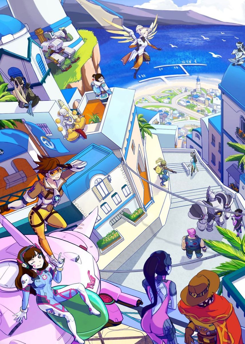 'ow poster' Poster, picture, metal print, paint by Igor Komogortev ...