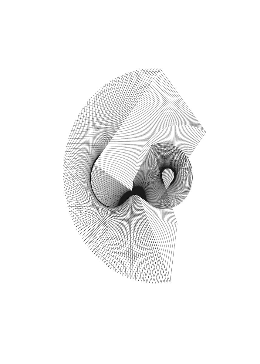 'Square Shell' Poster, picture, metal print, paint by Samuel Carrillo ...