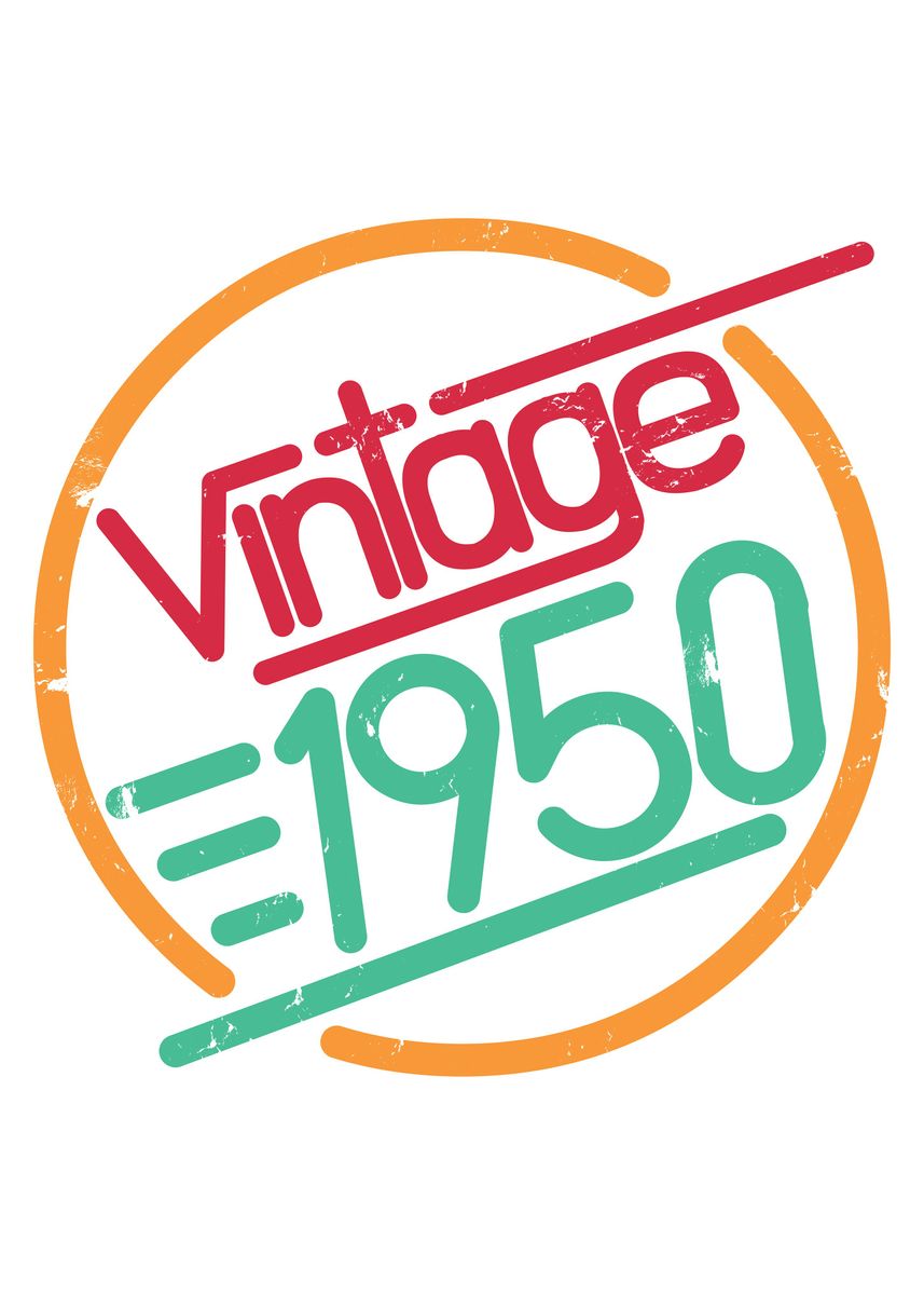 'Vintage 1950 Retro Style' Poster by ArtLikeWow | Displate