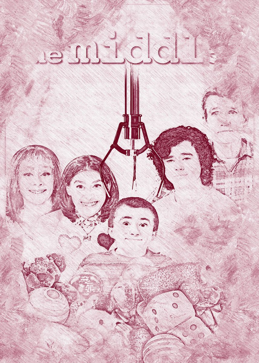 'The Middle' Poster by Vivienne Raymond | Displate