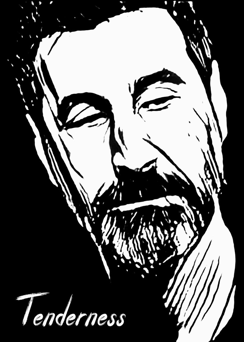 'Tenderness' Poster, picture, metal print, paint by Bejan David | Displate