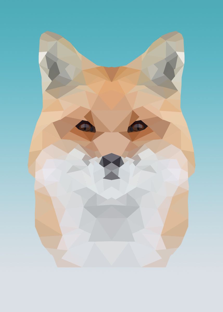 'Fox' Poster by Agisbar | Displate