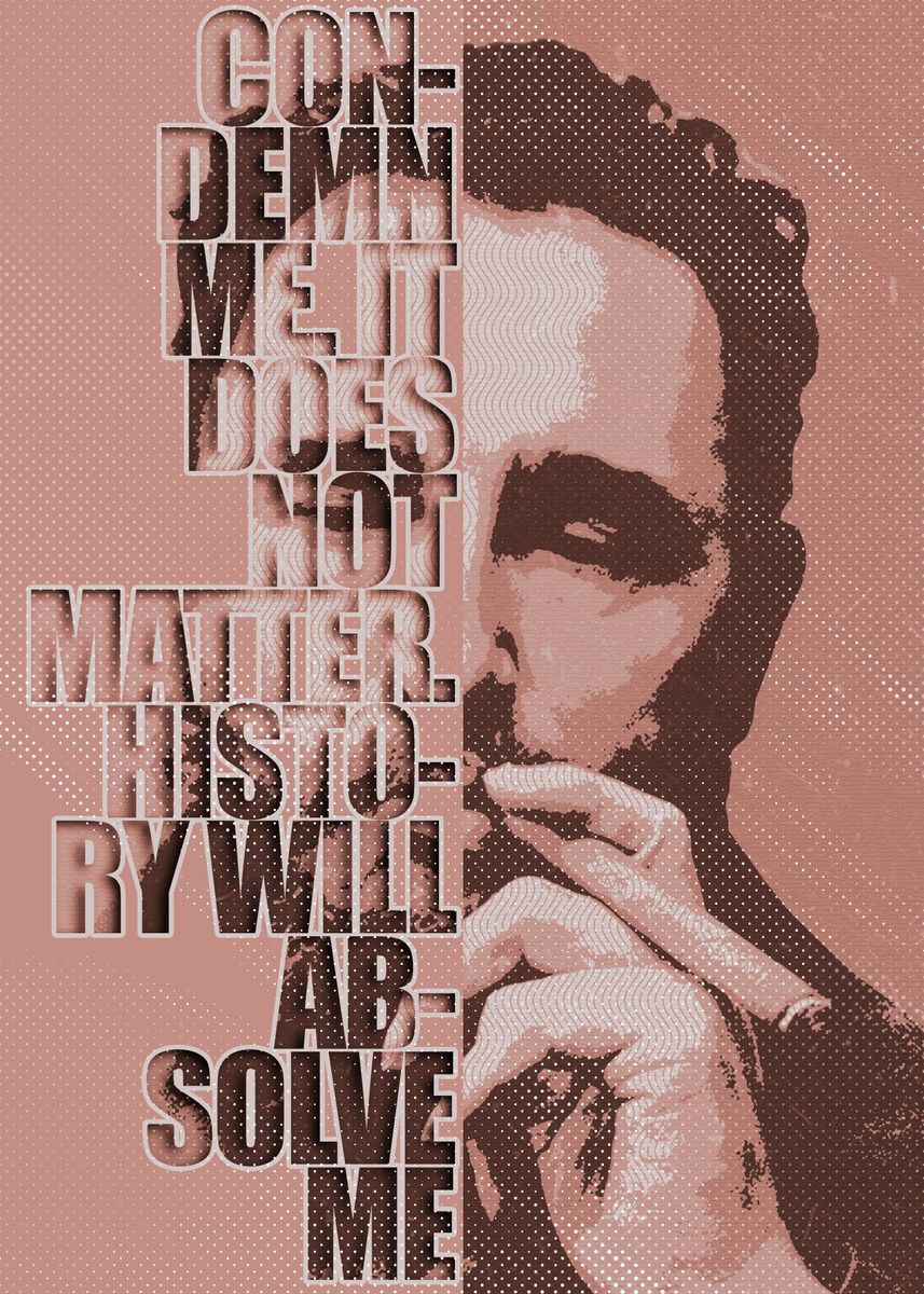 'fidel castro' Poster by Izmo Scribbles | Displate