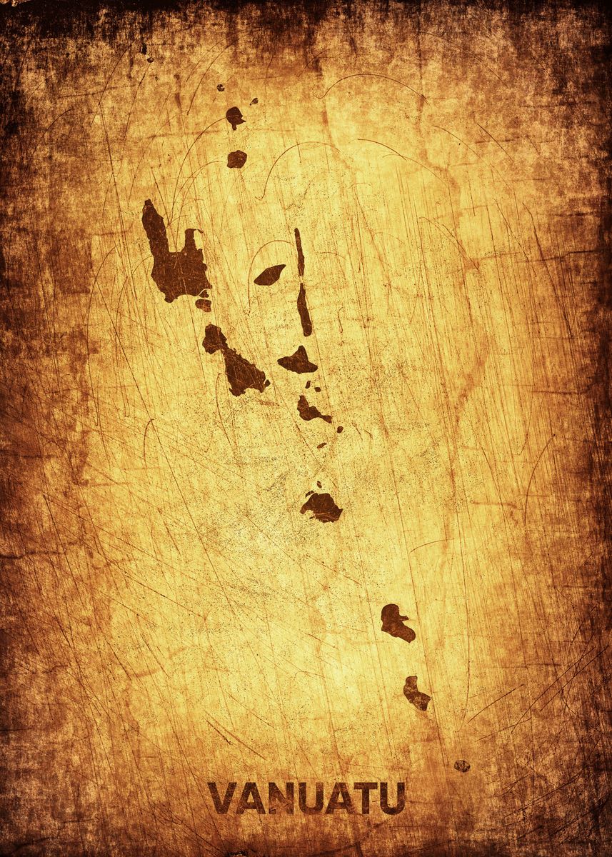 'Vanuatu' Poster, picture, metal print, paint by SplashDesign | Displate