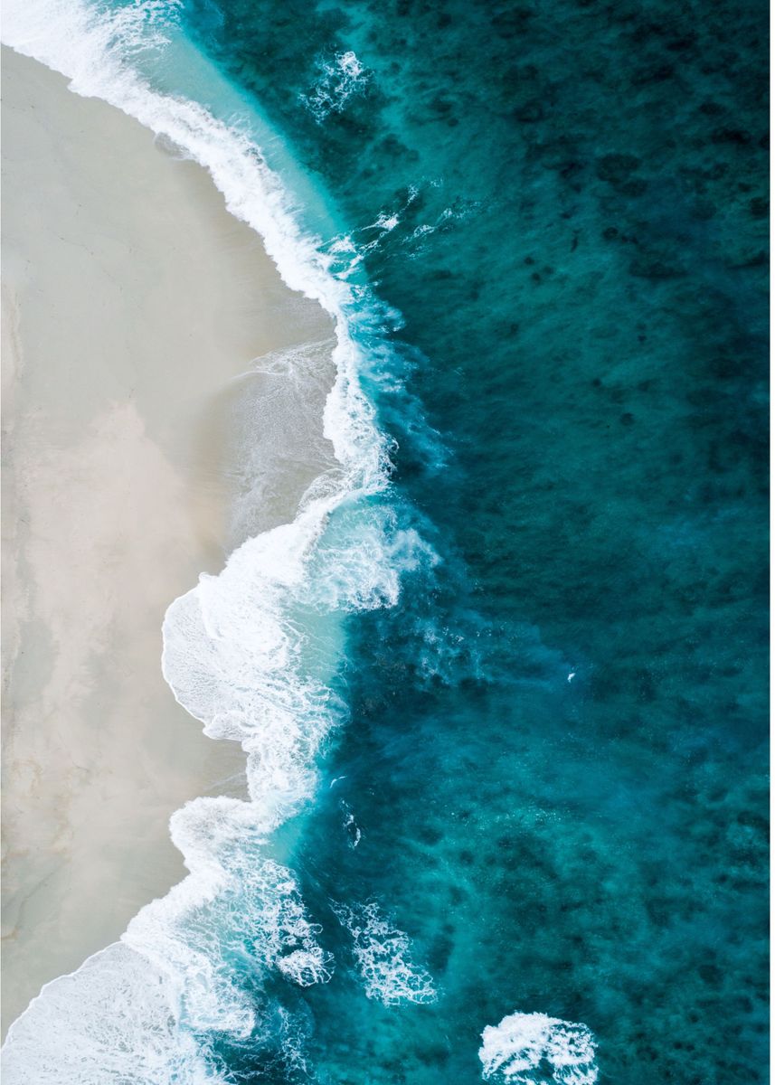 'Ocean Water ' Poster, picture, metal print, paint by ChrisChris Fight ...
