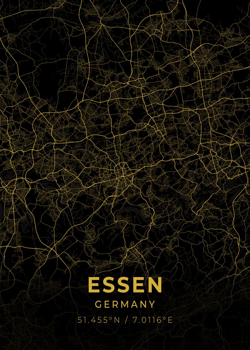 'Essen Germany' Poster by Conceptual Photography | Displate