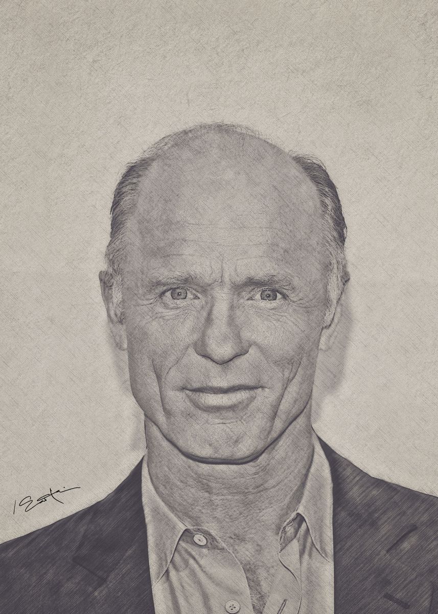'Ed Harris' Poster, picture, metal print, paint by John Smith | Displate