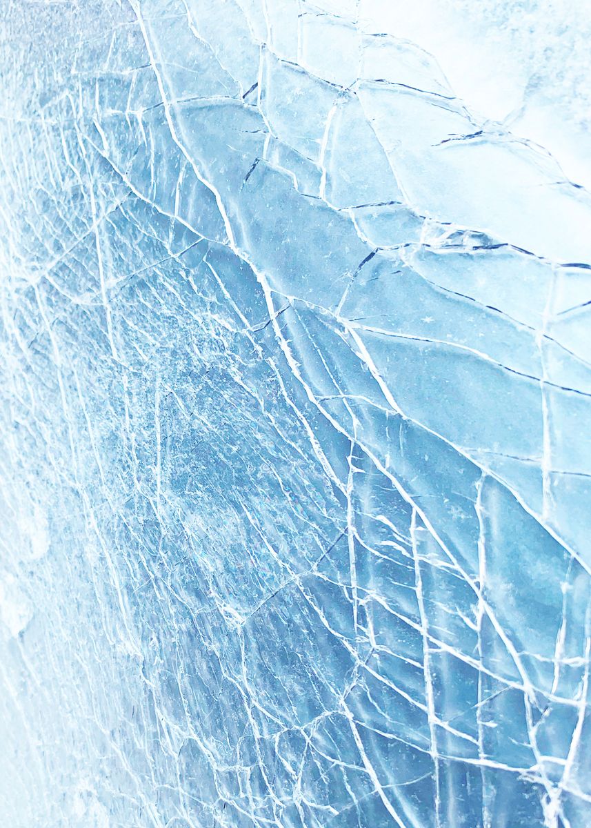 'Ice Shatter' Poster, picture, metal print, paint by Deztiny Di Meo ...