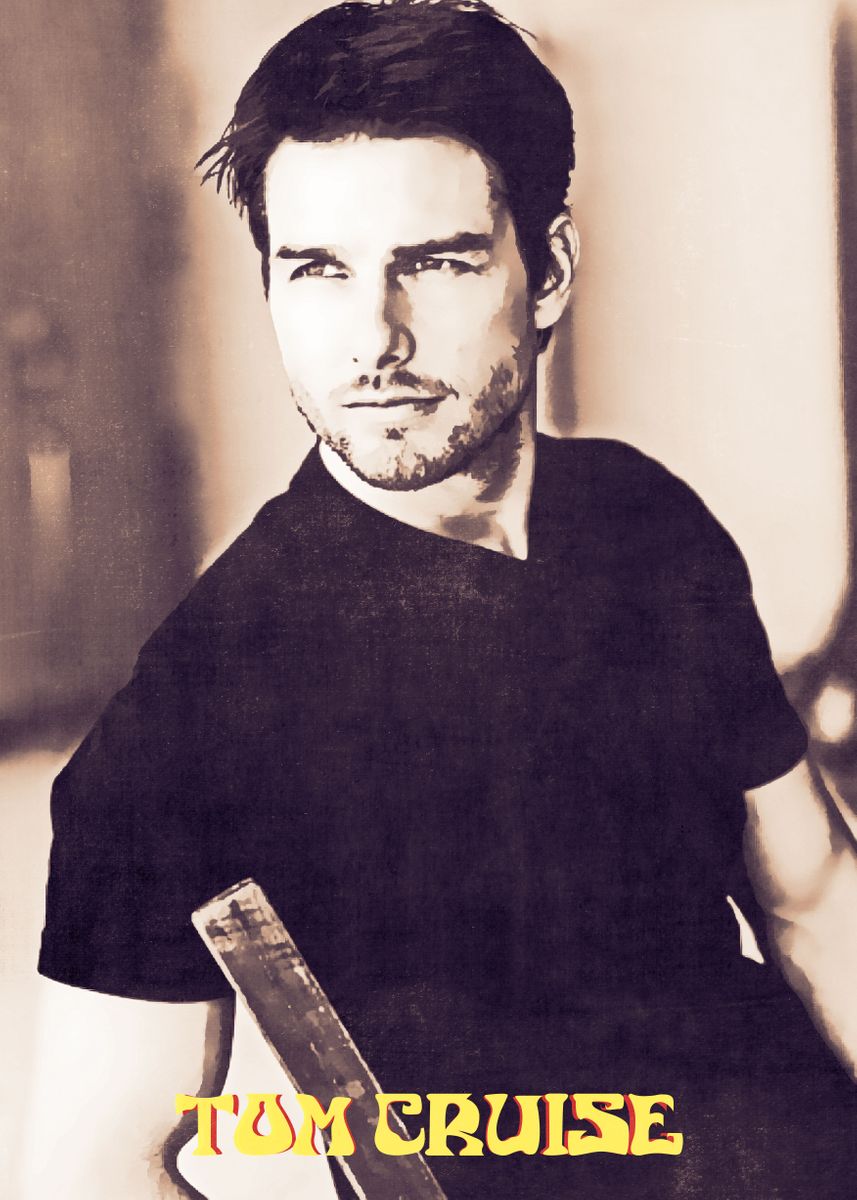 'Tom Cruise' Poster by Anxhela Sufa | Displate