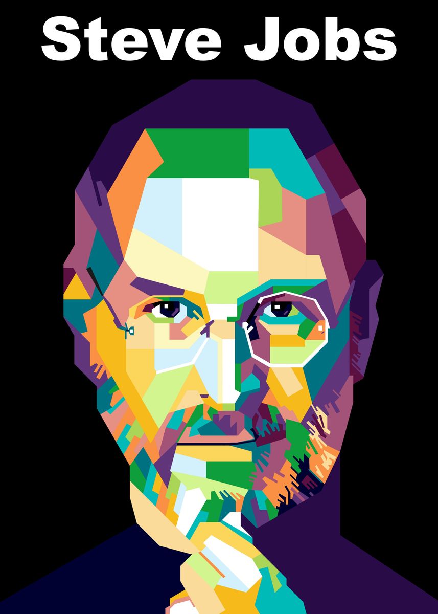 'Steve Jobs' Poster, picture, metal print, paint by Dava Raihan ...