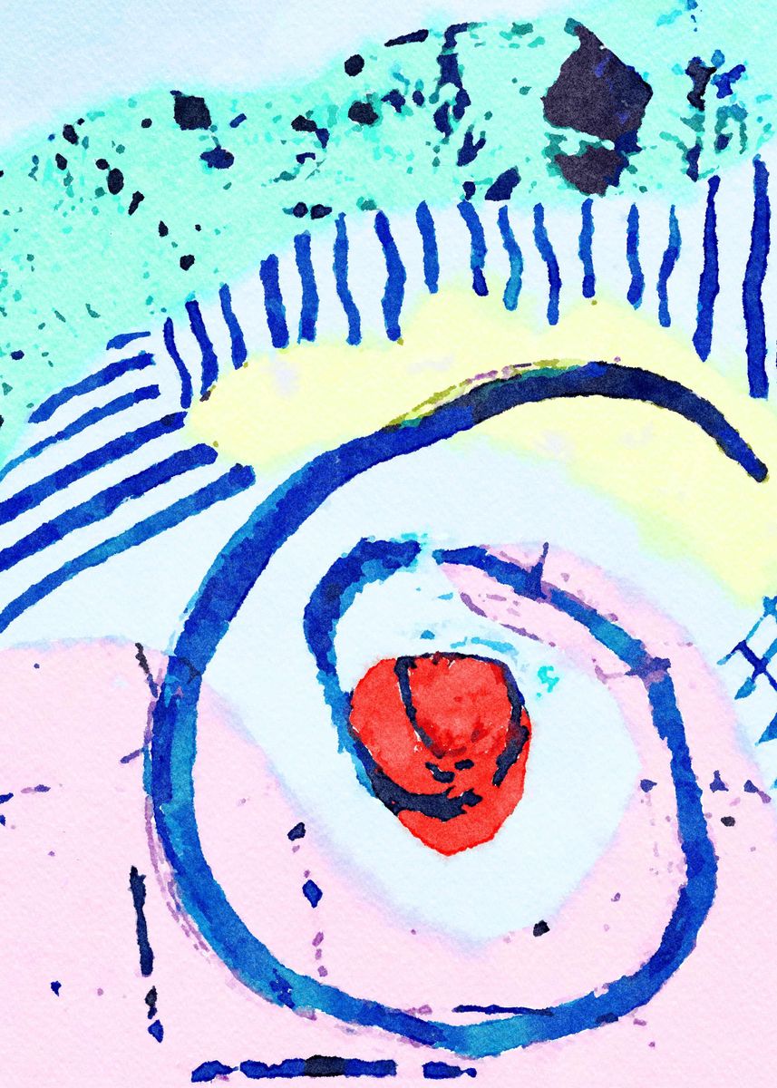 'Sad Waves' Poster by Quilimo Studio | Displate