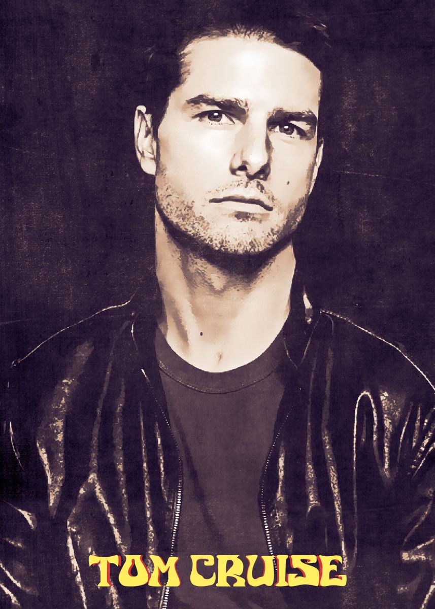 'Tom Cruise' Poster by Anxhela Sufa | Displate