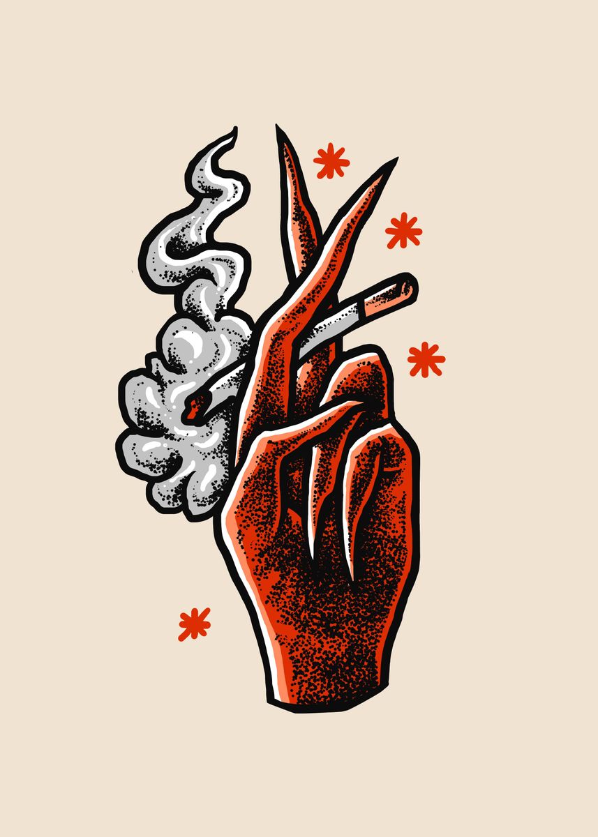 'Death Hand symbol' Poster, picture, metal print, paint by design by ...