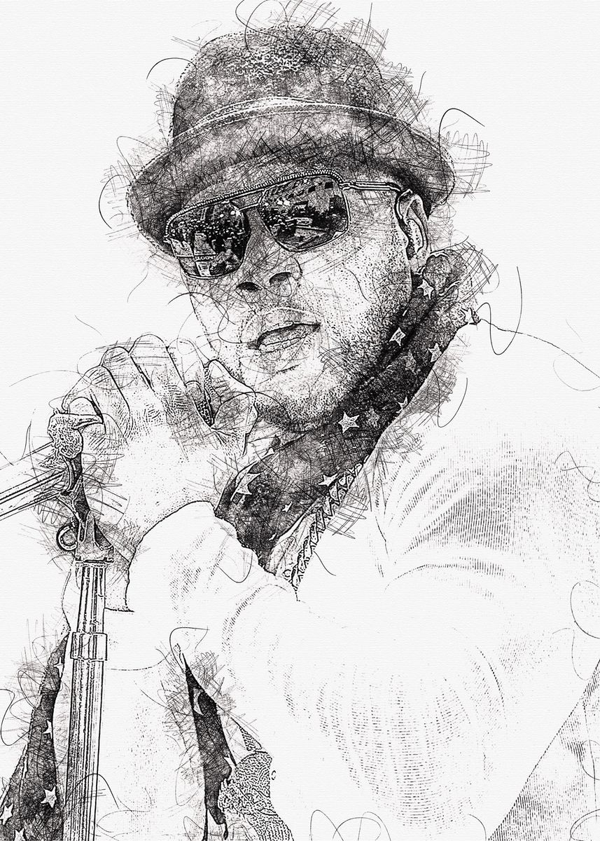 'Flo Rida' Poster by SA KE | Displate