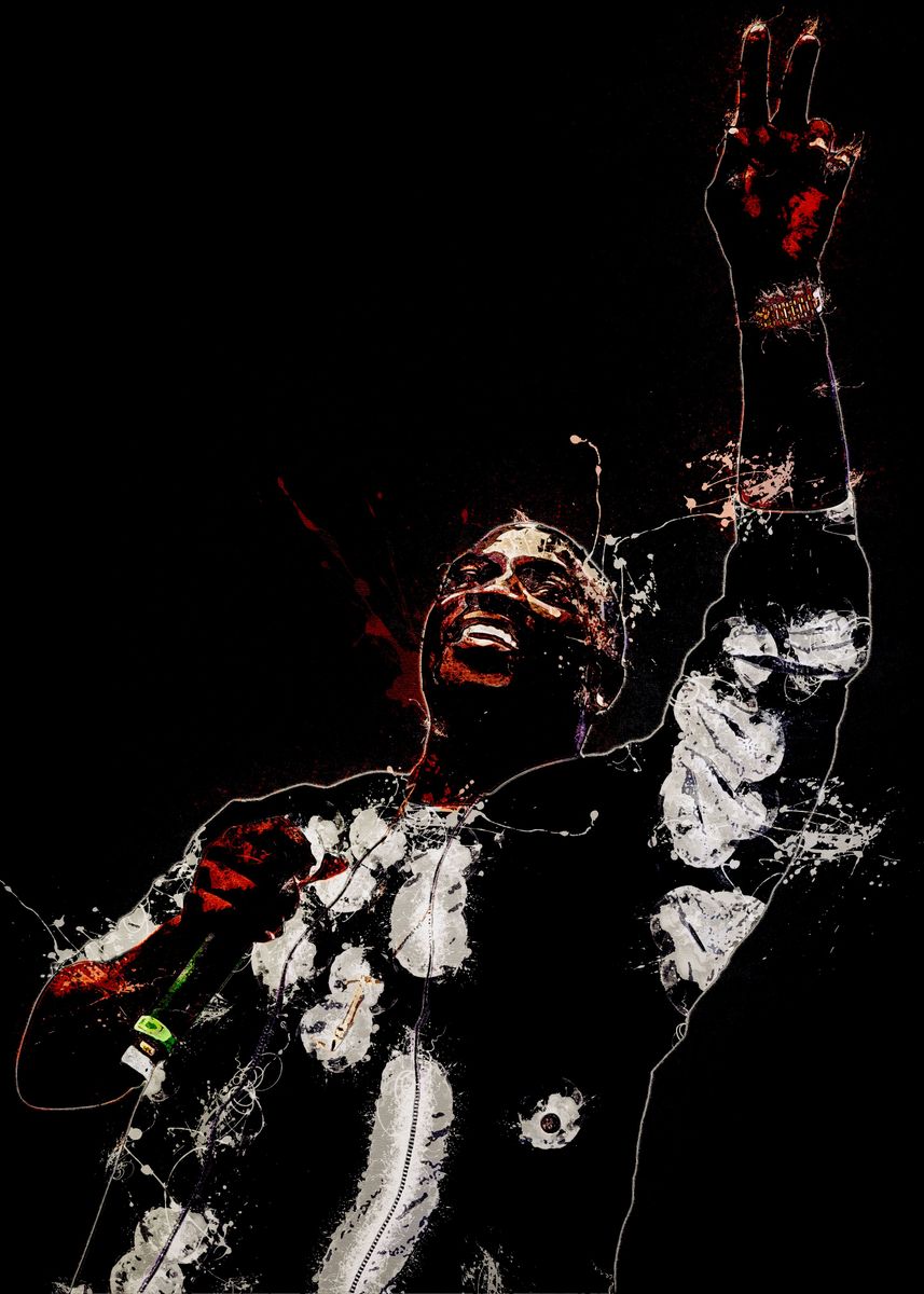 'Akon Peace Man' Poster, picture, metal print, paint by My Legion ...