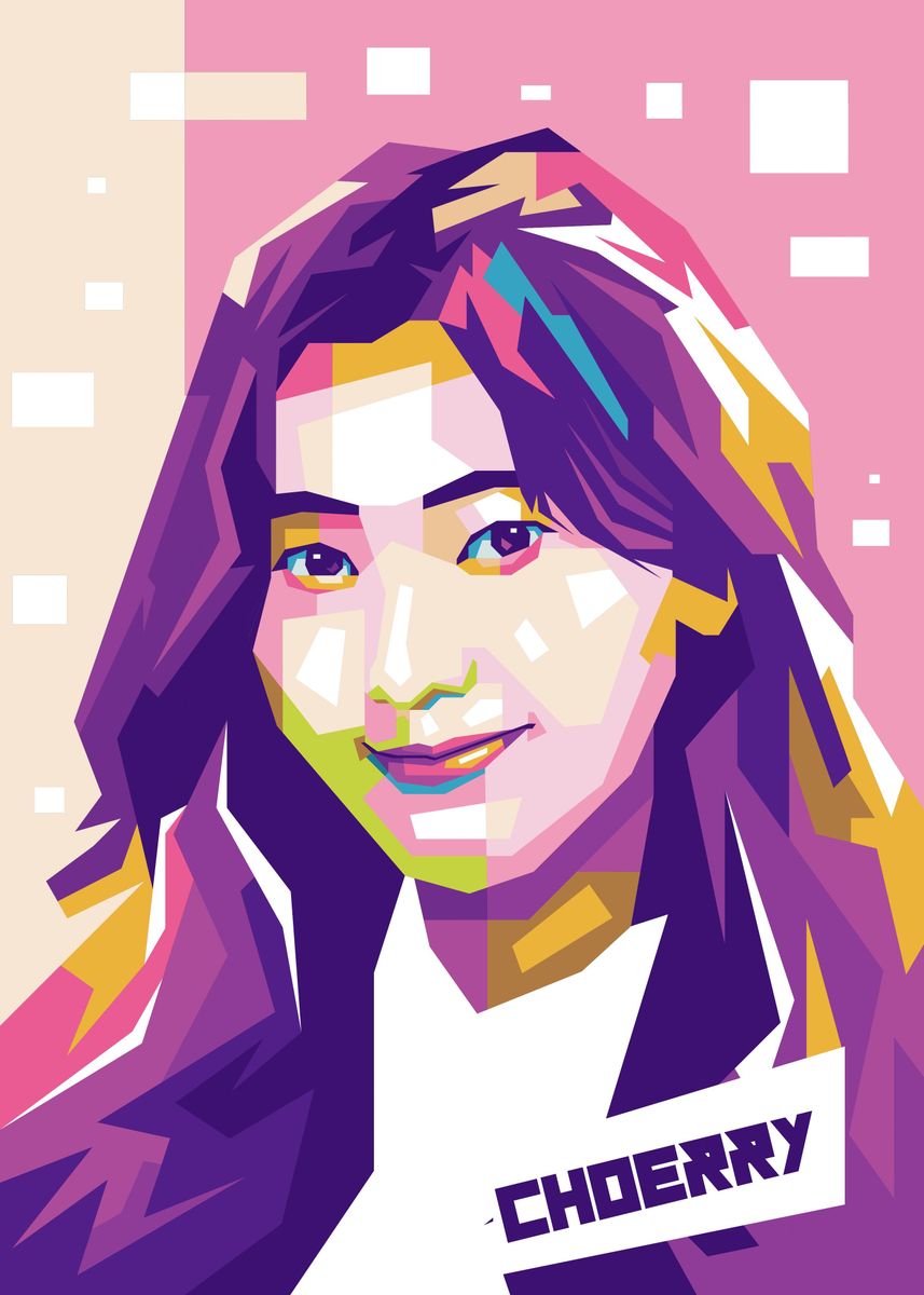 'LOONA CHOERRY' Poster, picture, metal print, paint by Rochefort | Displate